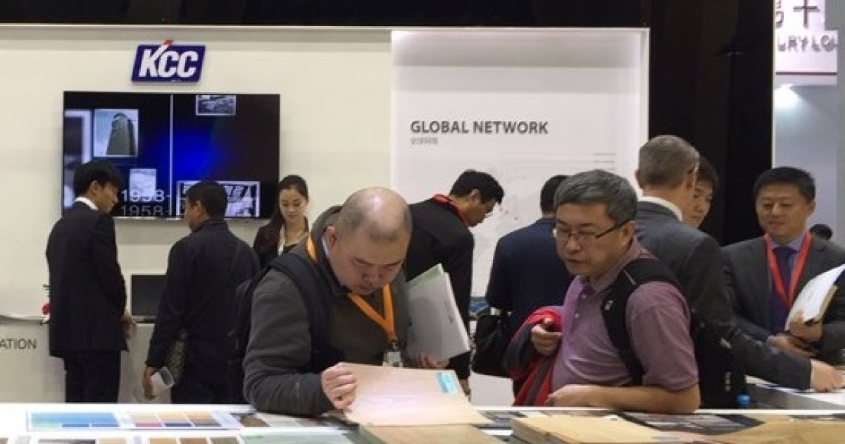 KCC, '도모텍스 아시아' 참가 中 PVC바닥재 공략