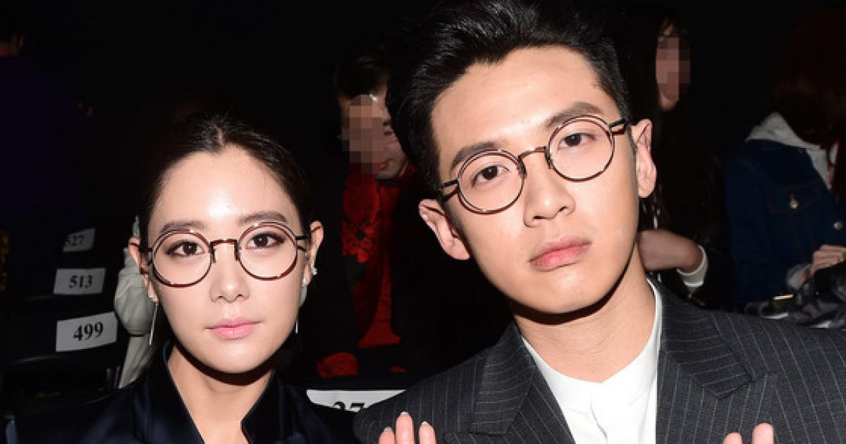 클라라-가진동, '커플 안경끼고 달콤한 손인사~'