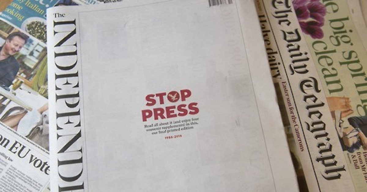 BRITAIN MEDIA INDEPENDENT NEWSPAPER