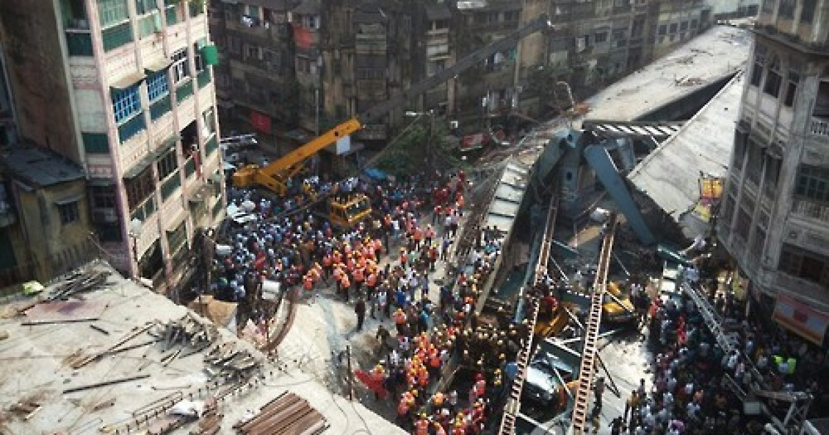 India Overpass Collapse