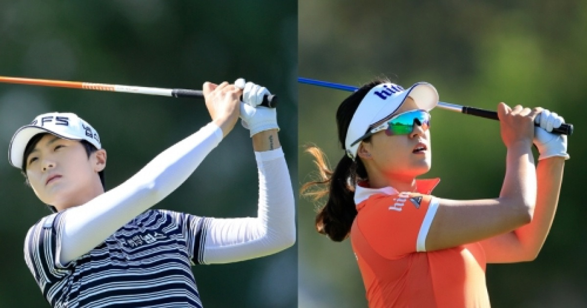 [LPGA]박성현·전인지, 2R 선두권 도약.. 장하나는 1타차