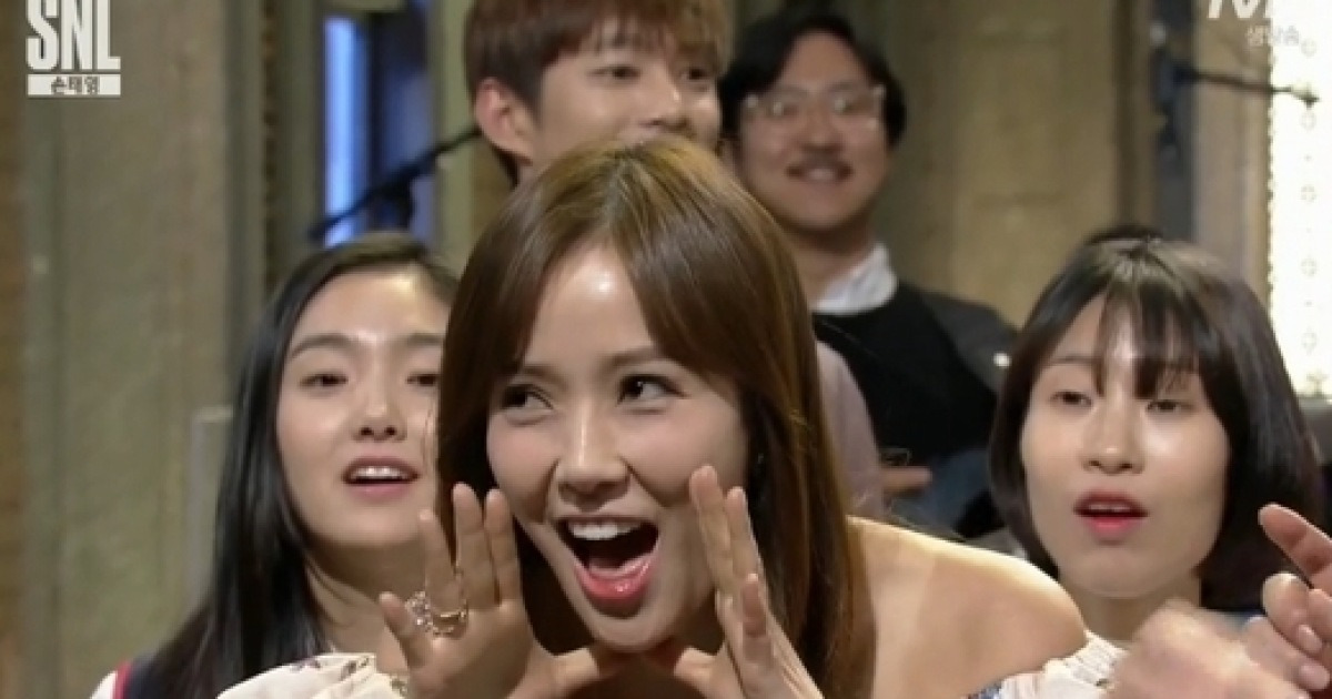 'SNL7' 손태영 "남편 권상우, 방청석에" 거짓말 '폭소'