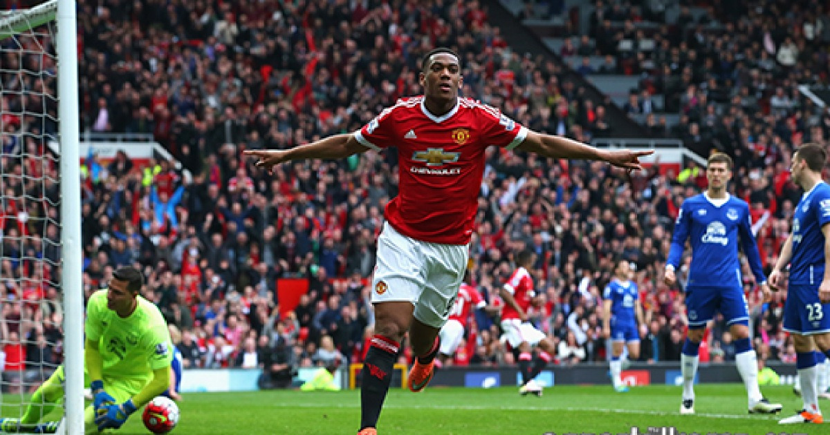 [EPL 32R] '마르시알 결승골' 맨유, 안방서 에버턴에 1-0 승..'맨시티 1점 차 추격'