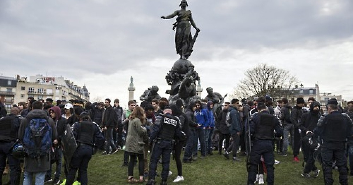 FRANCE PARIS STUDENTS PROTEST