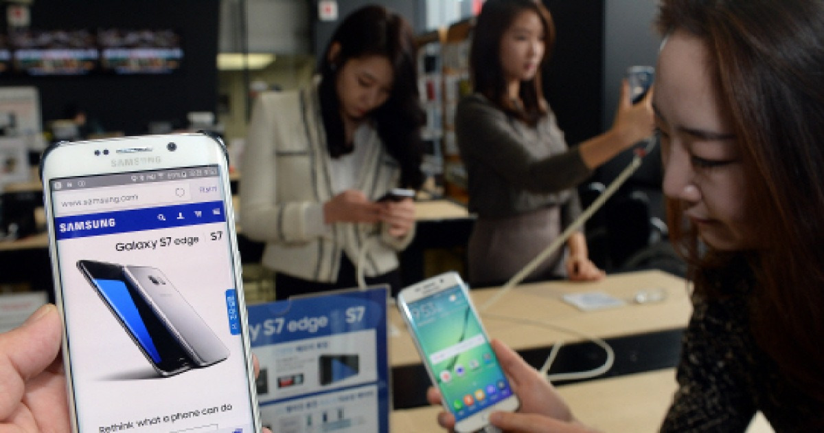 승승장구 갤S7·G5..고가폰 시장 활기