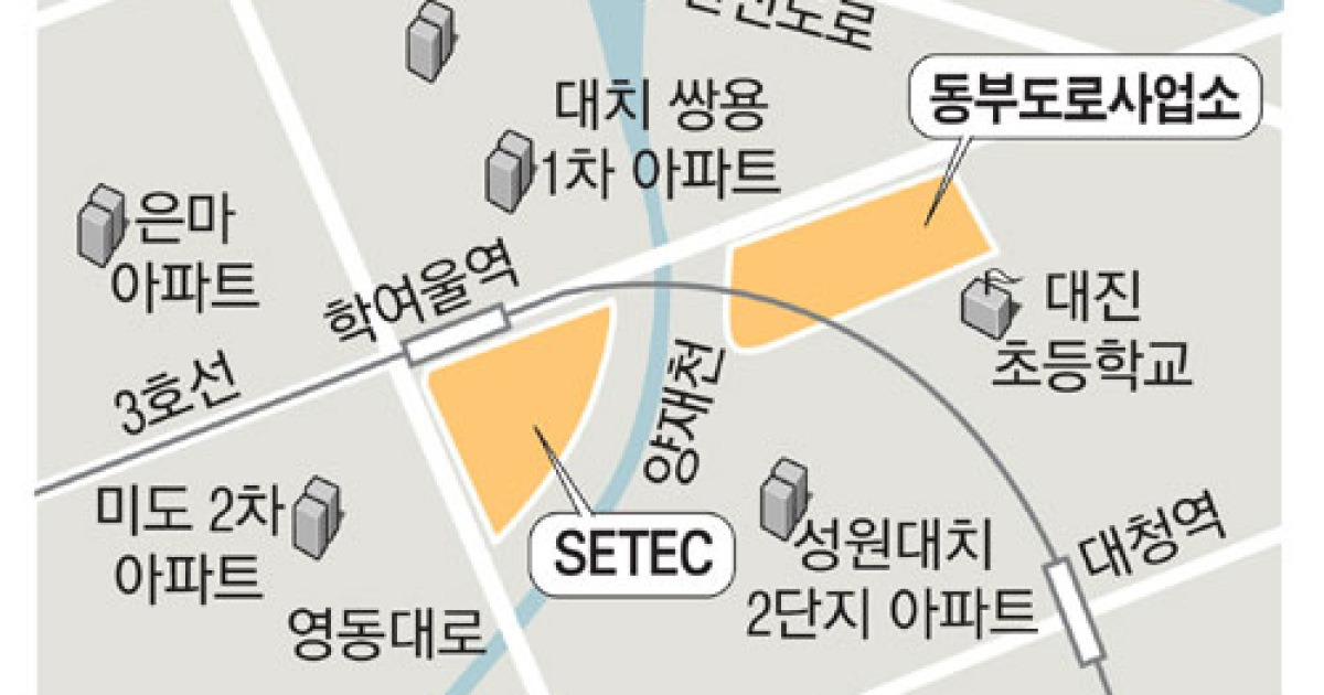 국제교류지구 이어 SETEC도 복합개발