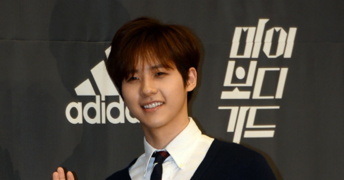 [SS포토]B1A4 신우, "멤버 산들에게 '마이 보디가드' 시청 권해"