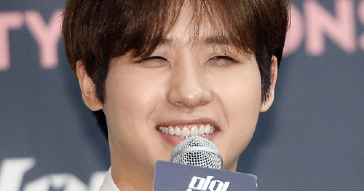 B1A4 신우 '눈웃음이 매력적' [MBN포토]