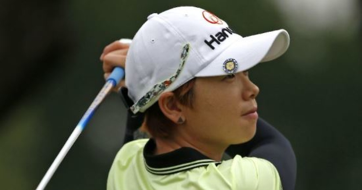 지은희 LPGA 2R 단독 2위