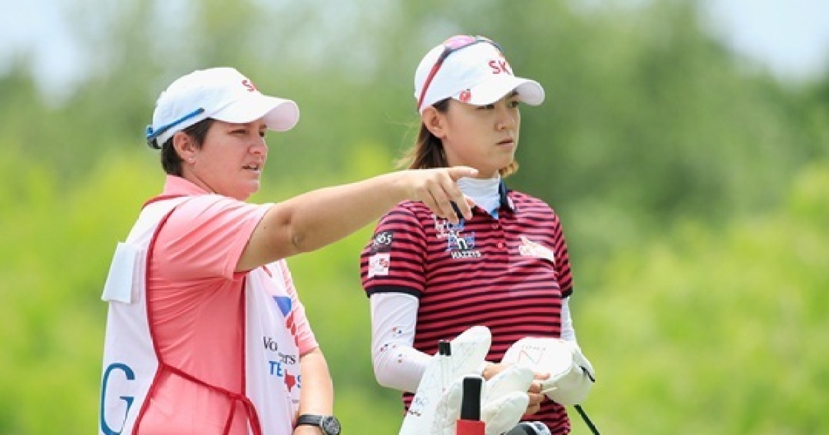최나연 'LPGA 1승 출신 캐디와 호흡'[포토엔]
