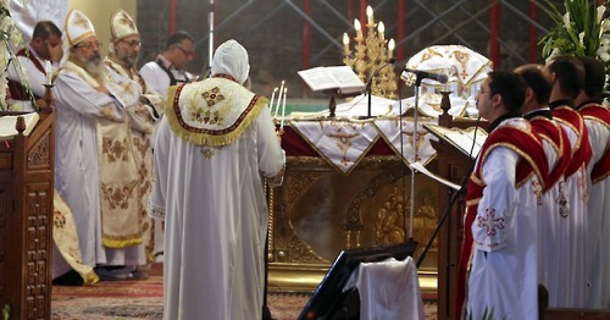 EGYPT BELIEF COPTIC EASTER MASS