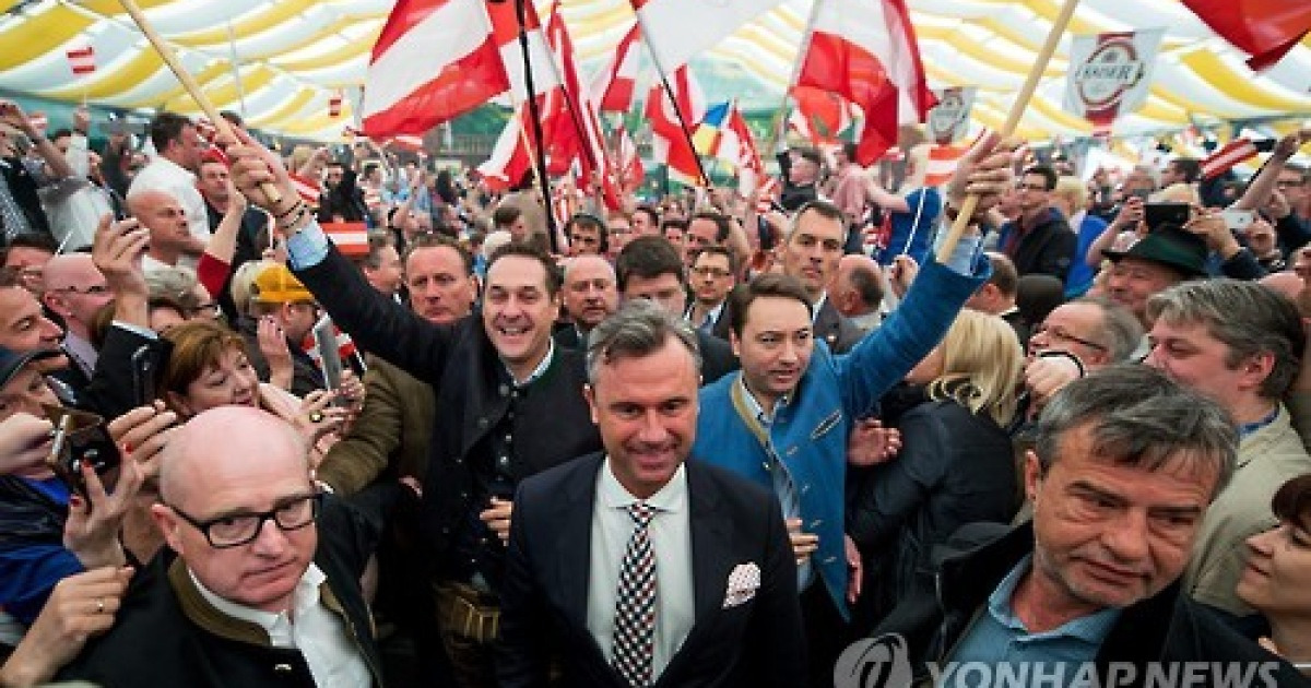 AUSTRIA MAY DAY PARTIES FPOE