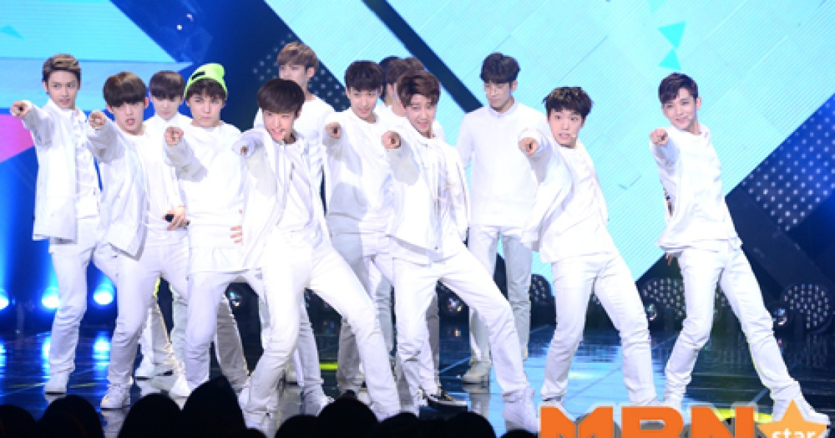 세븐틴, '너 예쁘다~' [MBN포토]