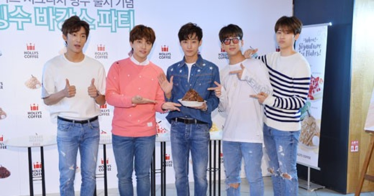 [T포토] B1A4 "여름에는 초코빙수"