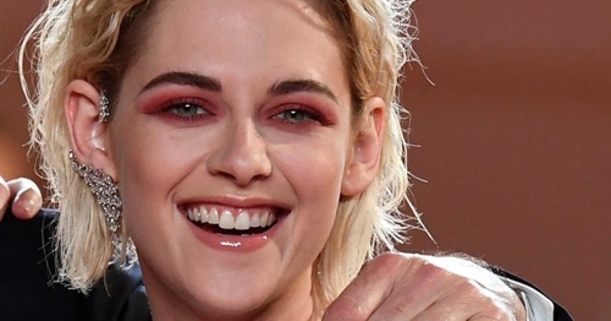 크리스틴 스튜어트, 과한 아이메이크업 [MBN포토]