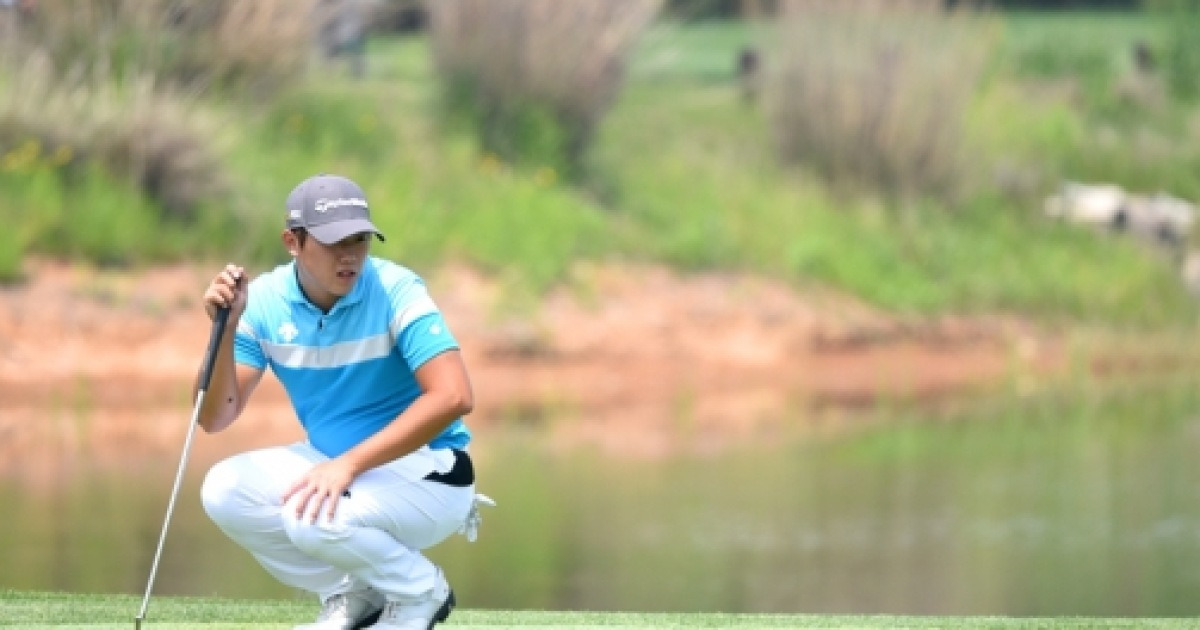 [KPGA]SK텔레콤오픈 우승한 이상희 "퍼트 라인 측면으로 읽어요"