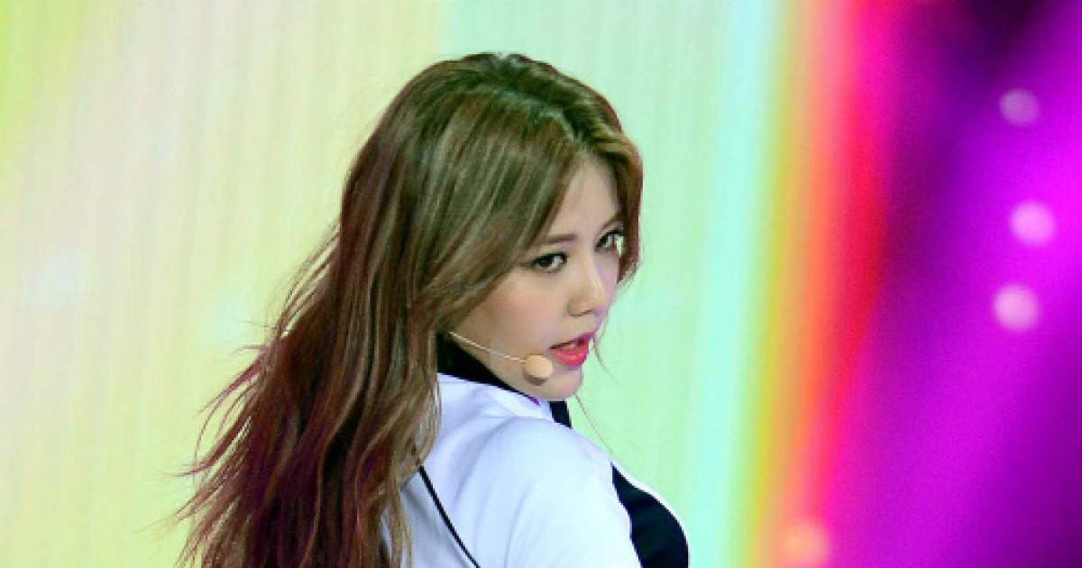 [SS포토]1위 AOA 혜정, "심장이 멎을 듯 하죠~