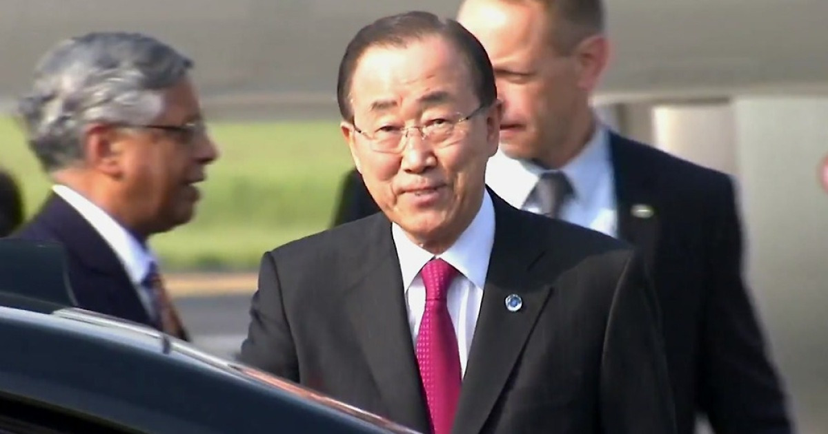 반기문 유엔 사무총장 방한..정치권 '촉각'