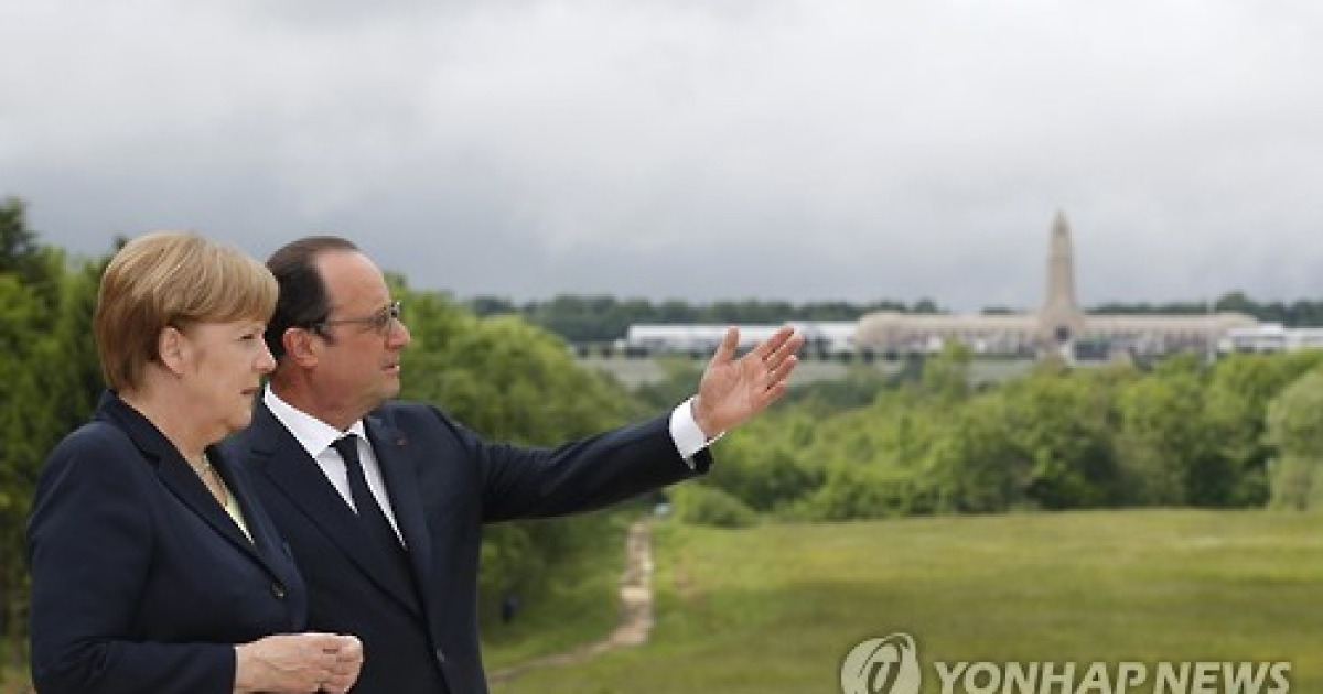 FRANCE GERMANY DIPLOMACY WWI COMMEMORATION