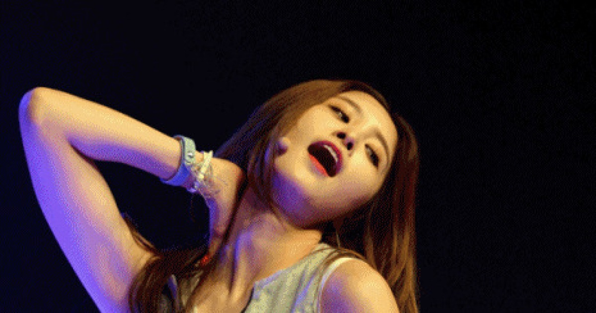 [SS움짤] EXID 정화, 풋풋함 벗은 막내의 아찔한 도발