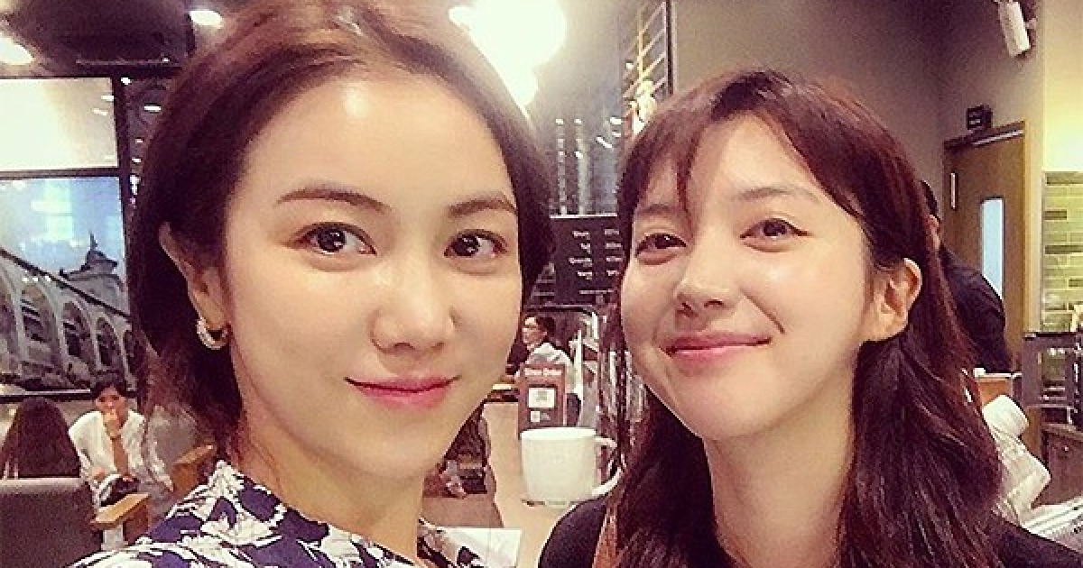 [ET-SNS] 김옥빈-채서진, 우월한 자매의 일상 모습 '여신이야'