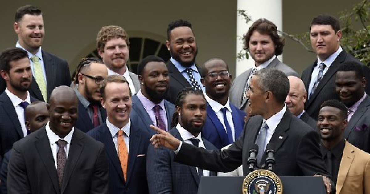 Obama Broncos Football