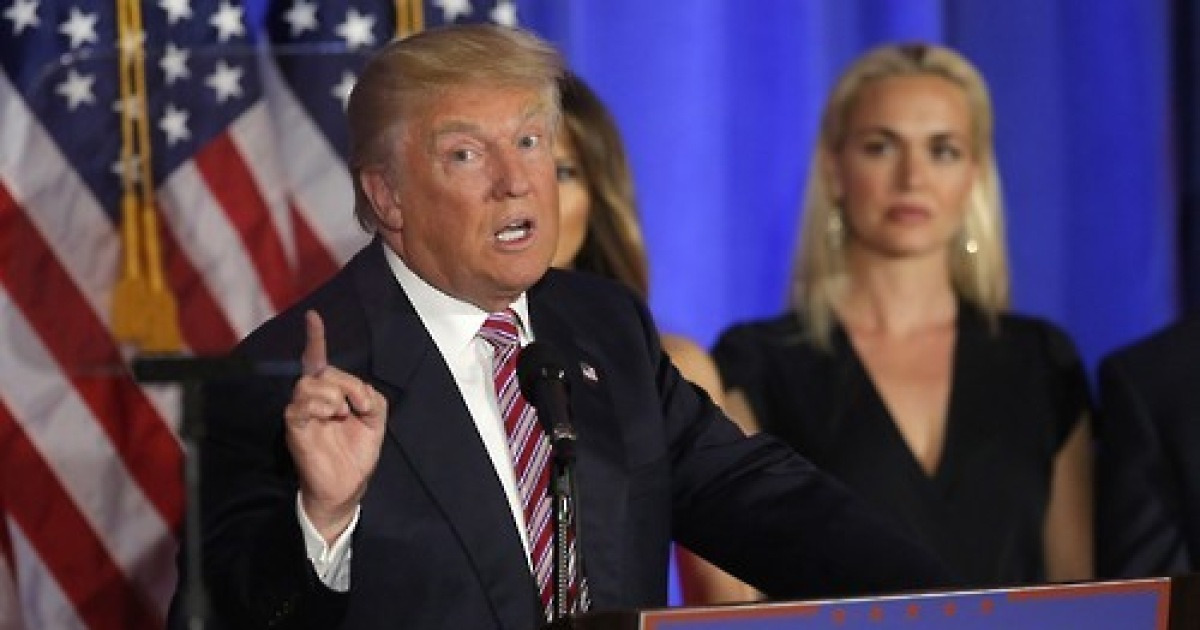 USA ELECTIONS NEW YORK TRUMP PRIMARY NIGHT