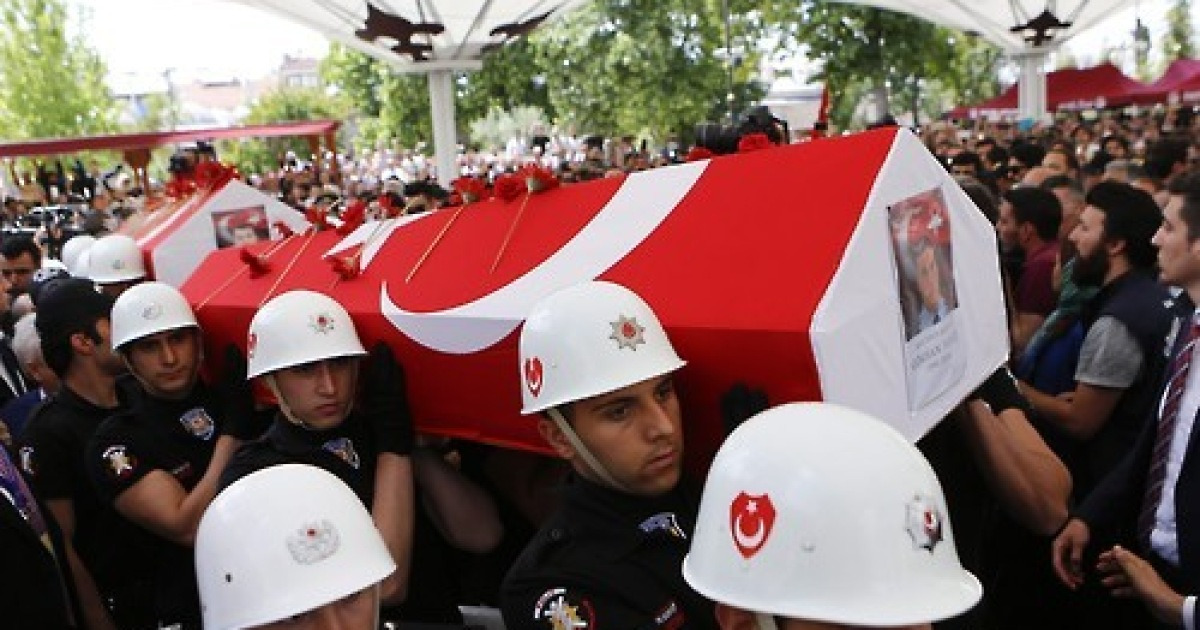 TURKEY BOMBING FUNERAL