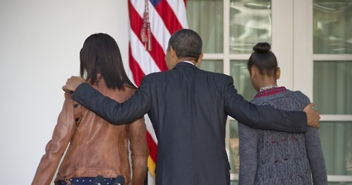 Obama Malia's Graduation