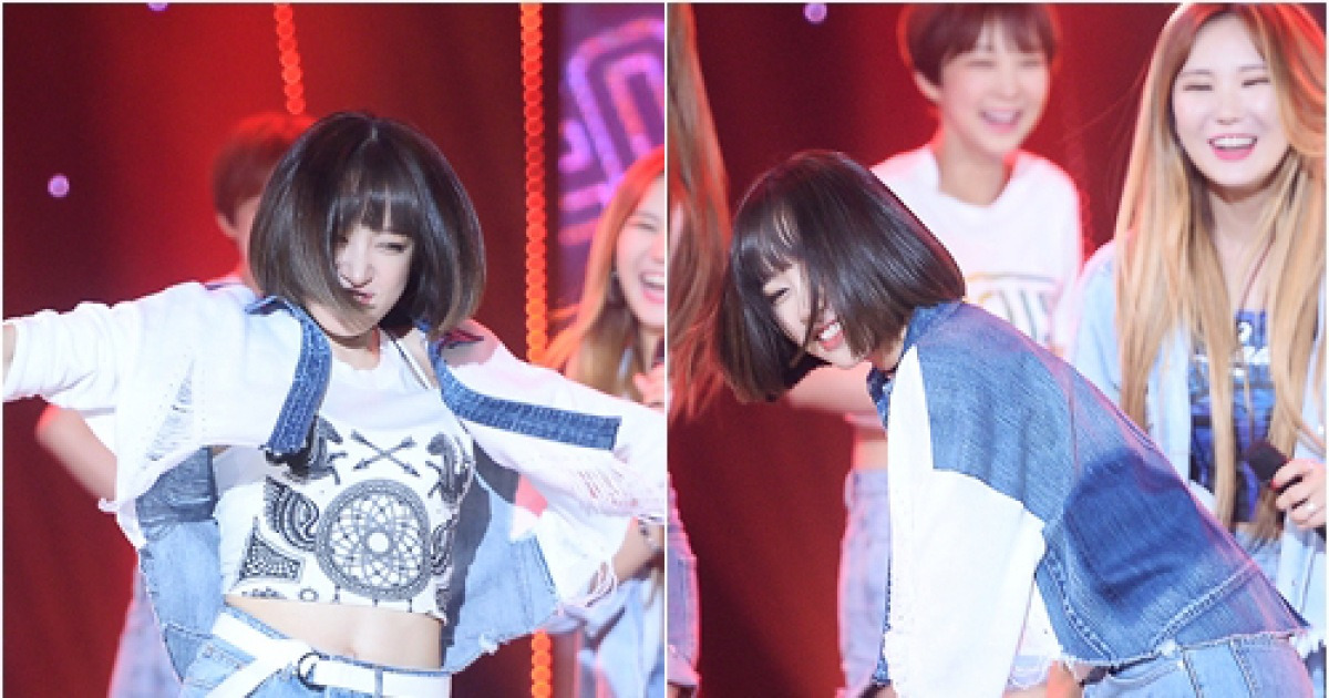 EXID 하니 '더쇼 1위라면 이정도 망가짐쯤이야~' [MBN앨범]