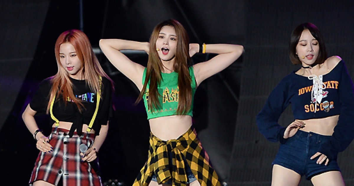 EXID 정화 '막내의 도발' [MBN포토]