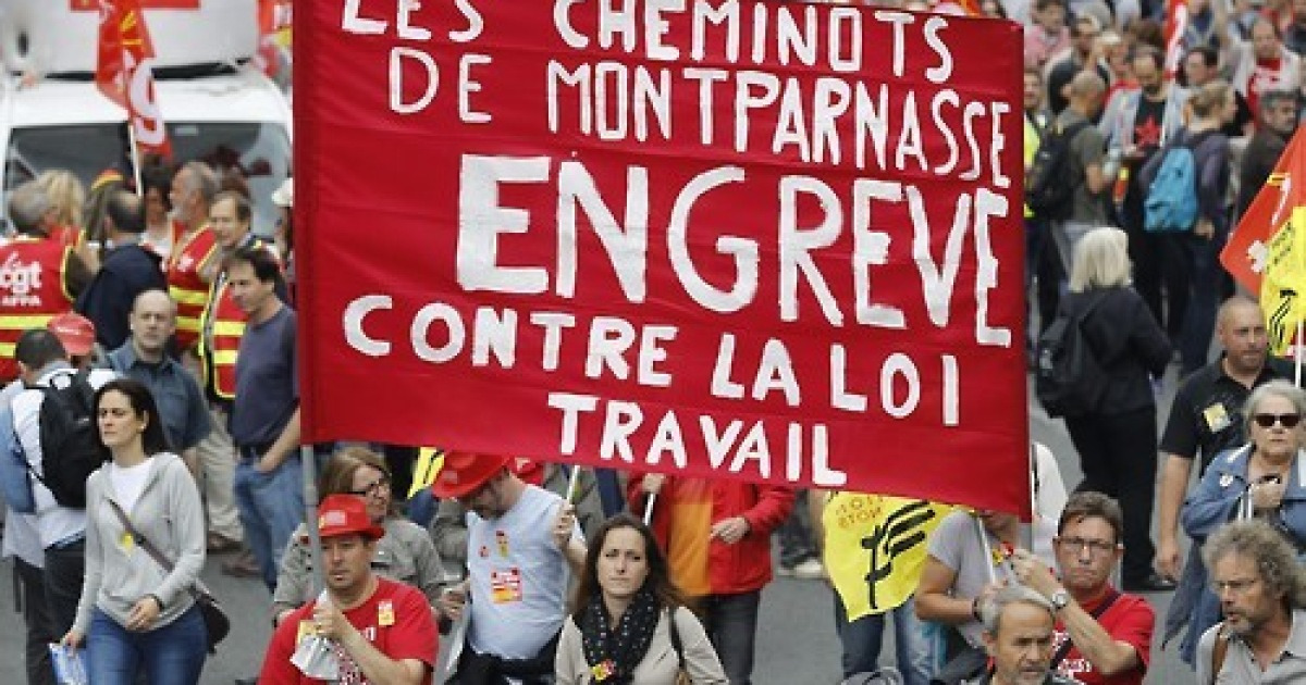 FRANCE LABOUR PROTEST
