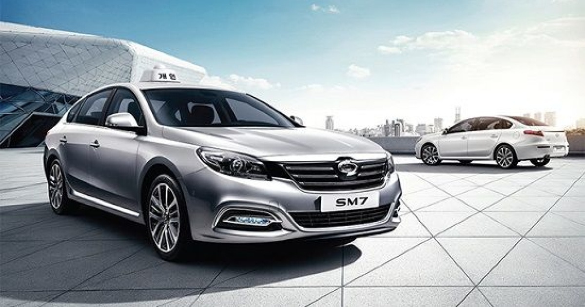 르노삼성, 'SM7 택시' 첫 출시..고급택시 시장 출사표