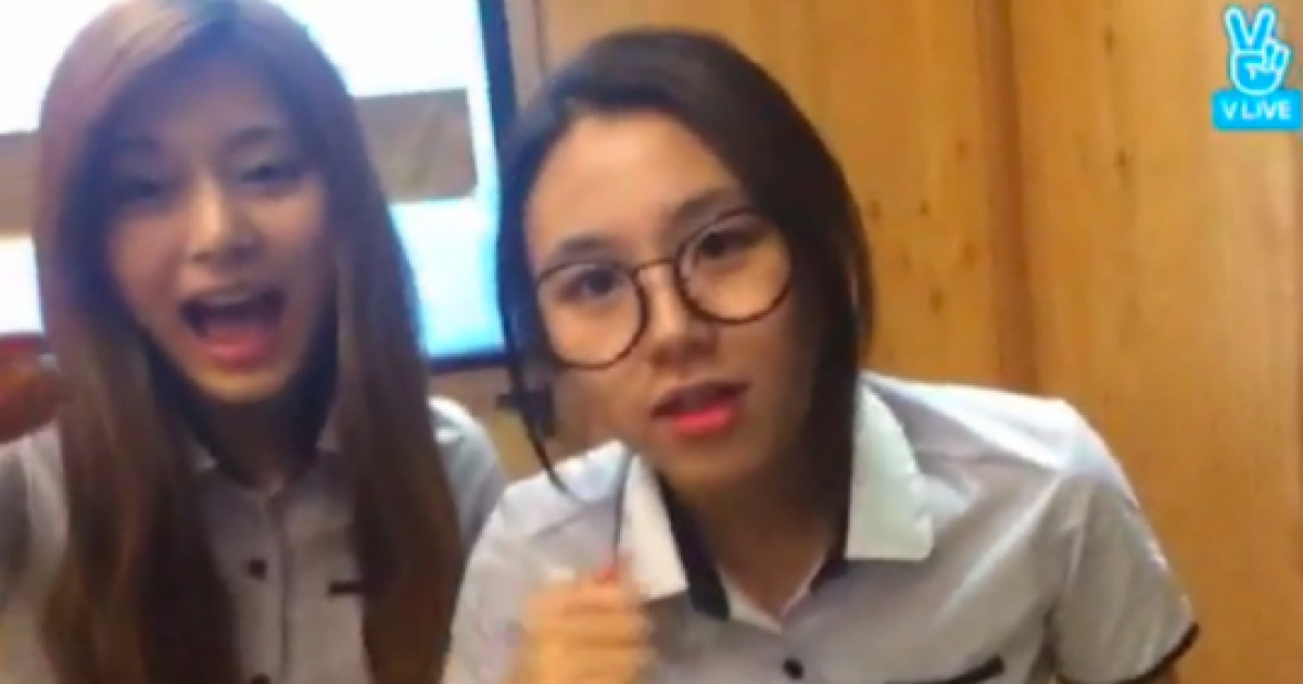 밤TView]'V앱' 트와이스, 급식단의 대모험..먹방 공개