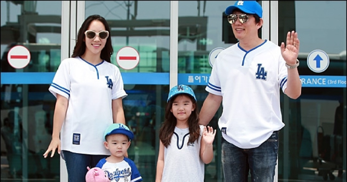 포토]이범수 가족 Mlb 올스타 위크 다녀올게요