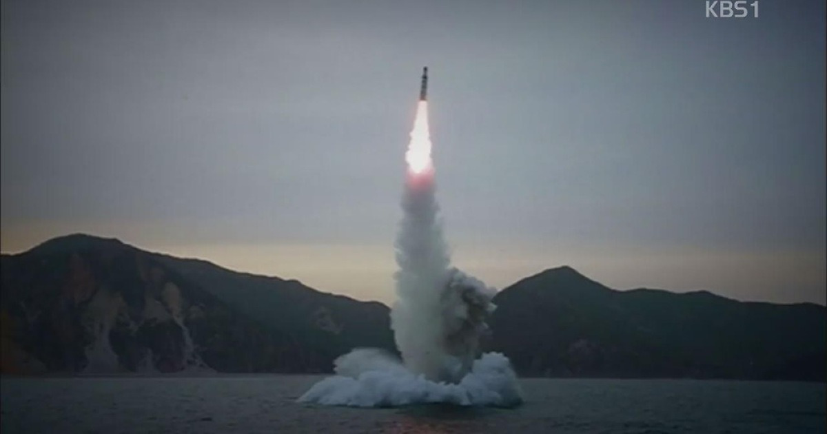 北, SLBM 1발 발사.."공중 폭발 추정"