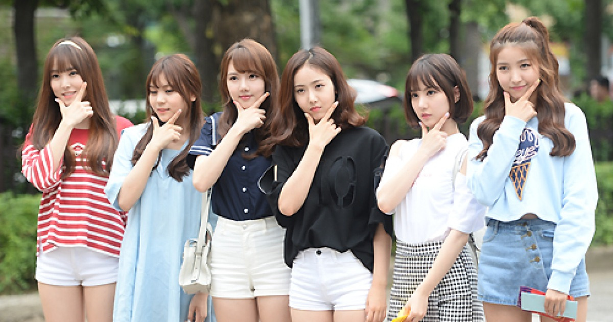 여자친구 '우리는 V라인~' [MBN포토]