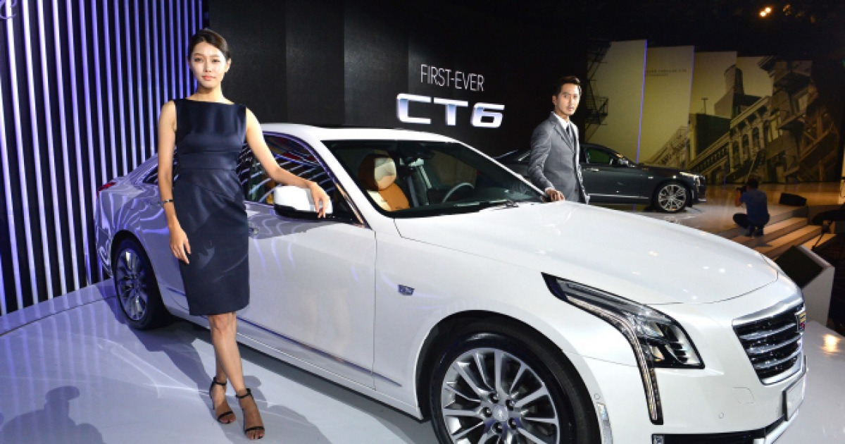 [포토]'프리미엄 세단시장 전운' 캐딜락 CT6 국내 상륙