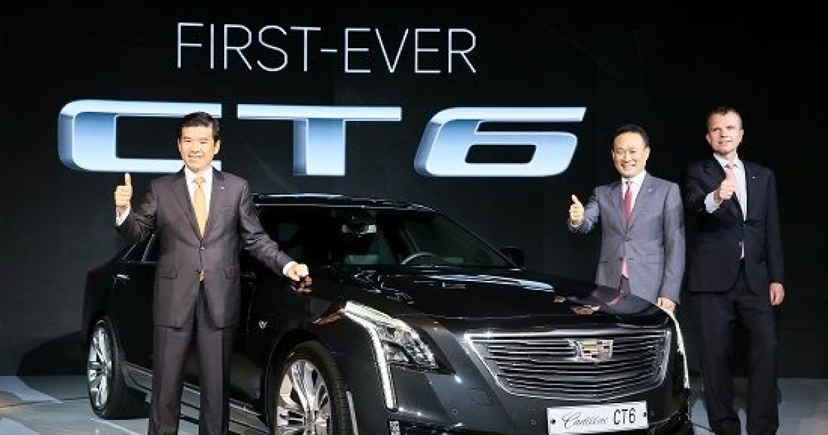 GM코리아 "캐딜락 CT6, 올해 1천대 이상 판다"