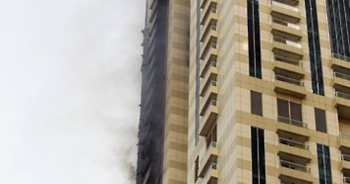 UAE DUBAI FIRE SKYSCRAPER