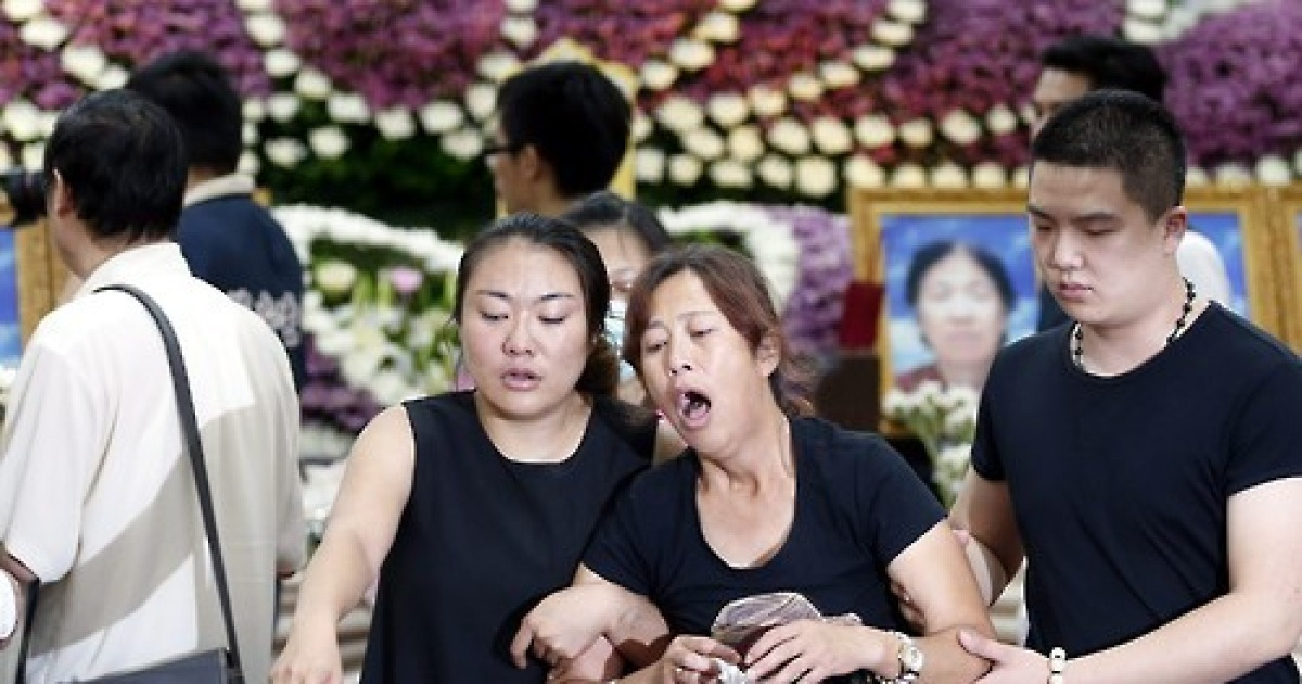 TAIWAN TOURIST COACH FIRE AFTERMATH