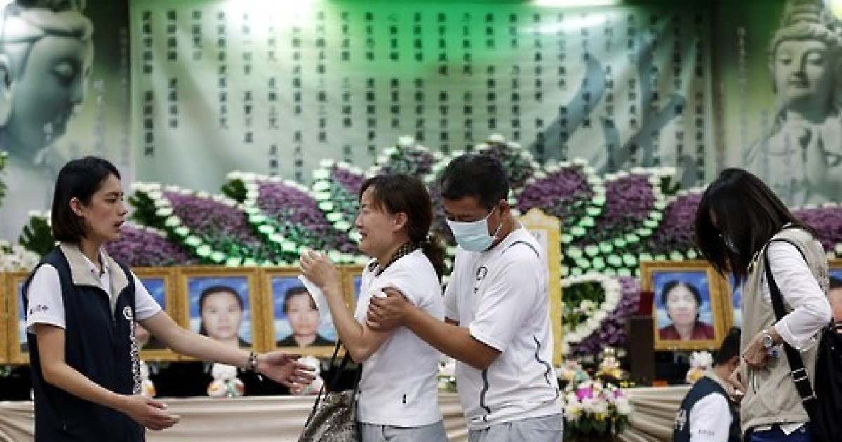 TAIWAN TOURIST COACH FIRE AFTERMATH