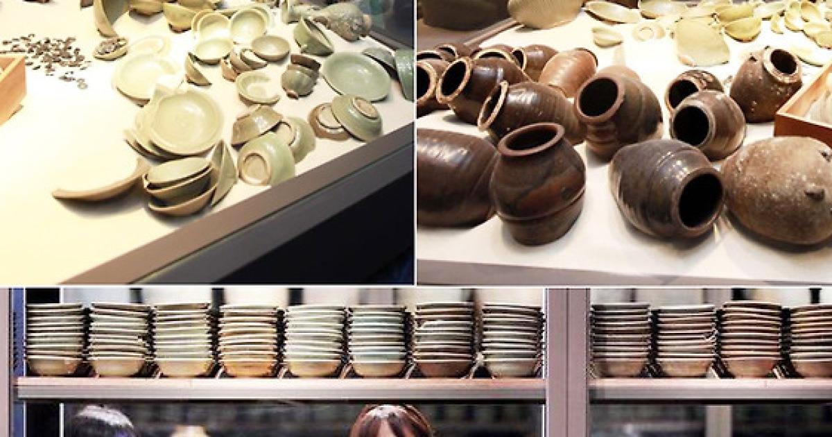 National Museum of Korea exhibit rare 14th century shipwreck relics