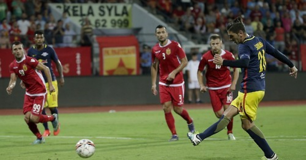 ALBANIA SOCCER UEFA CHAMPIONS LEAGUE QUALIFICATION