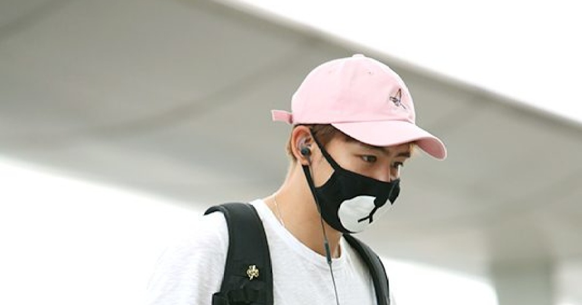 [TEN PHOTO] 2PM 닉쿤, '귀여운 곰돌이 마스크가 포인트'