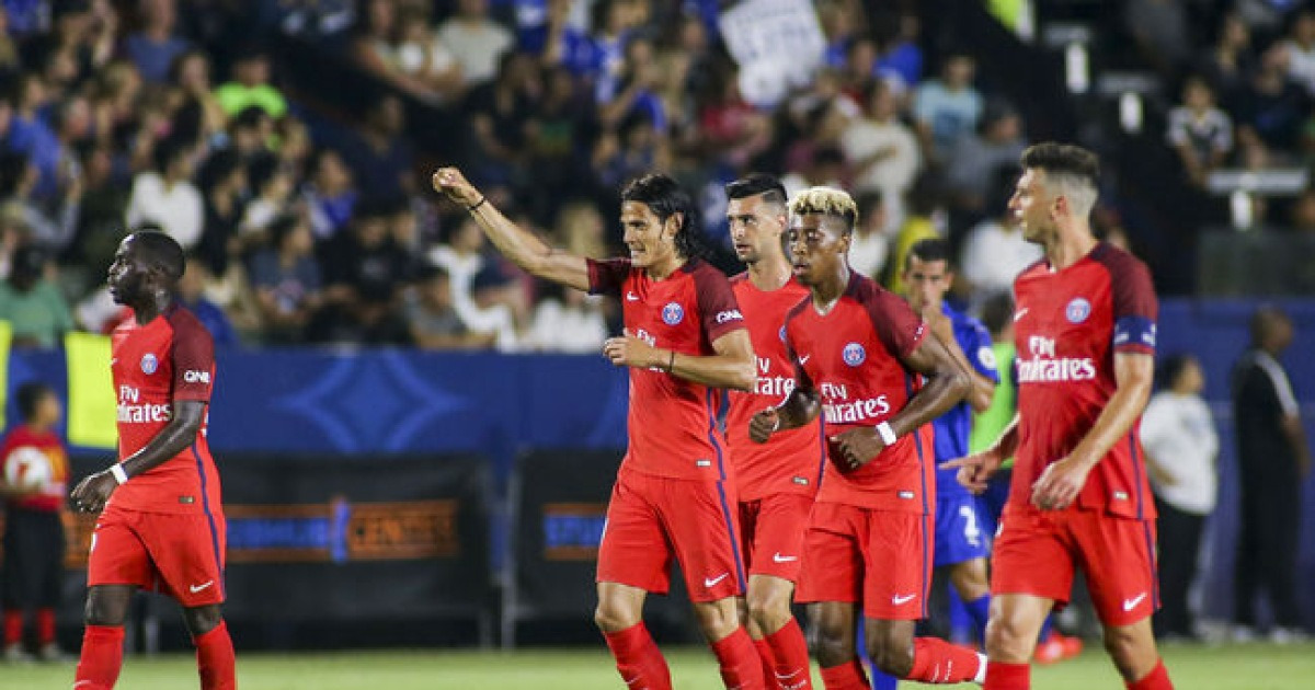 PSG, EPL 챔피언 레스터 시티 4-0 대파