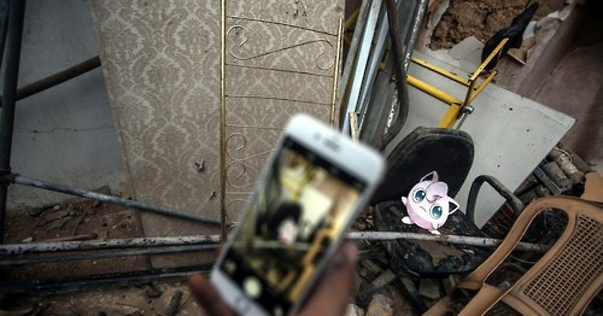 SYRIA DOUMA UNREST POKEMON