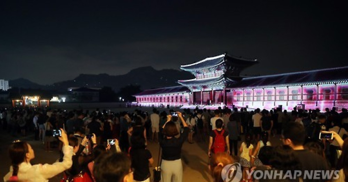 경복궁 흥례문 미디어파사드