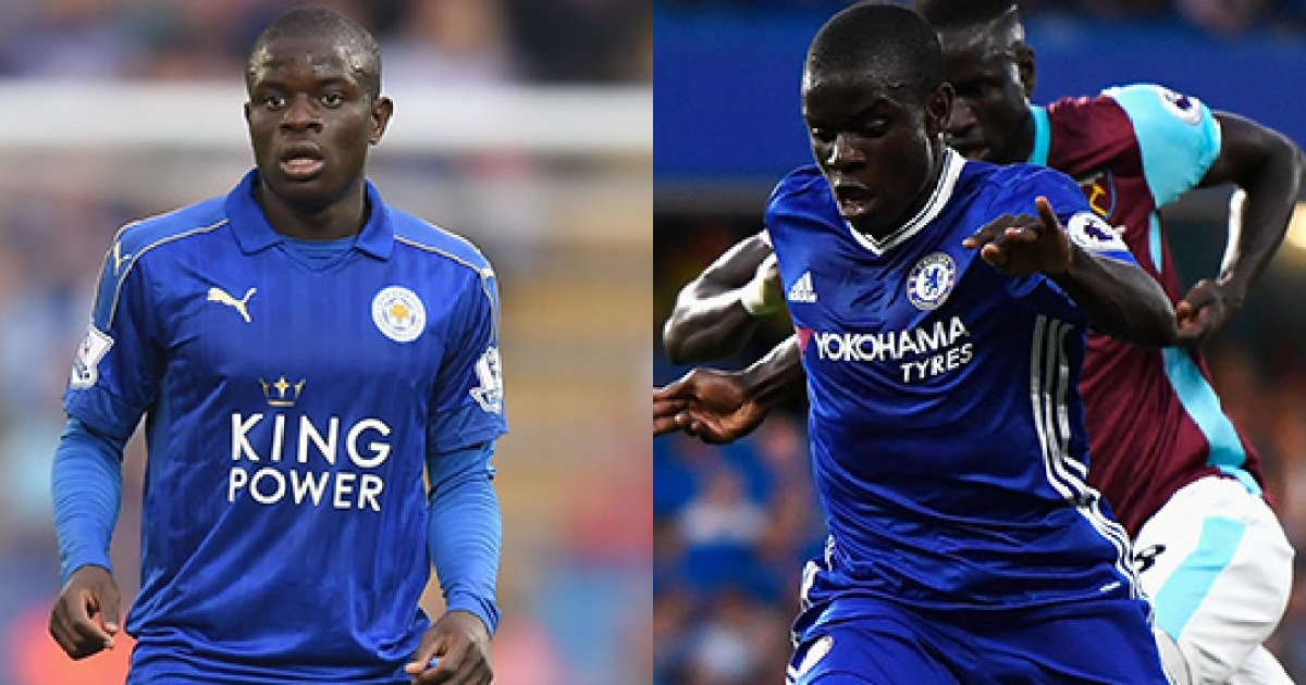 [EPL 포커스] '극과 극' 레스터와 첼시, 캉테 하나로 울고 웃다