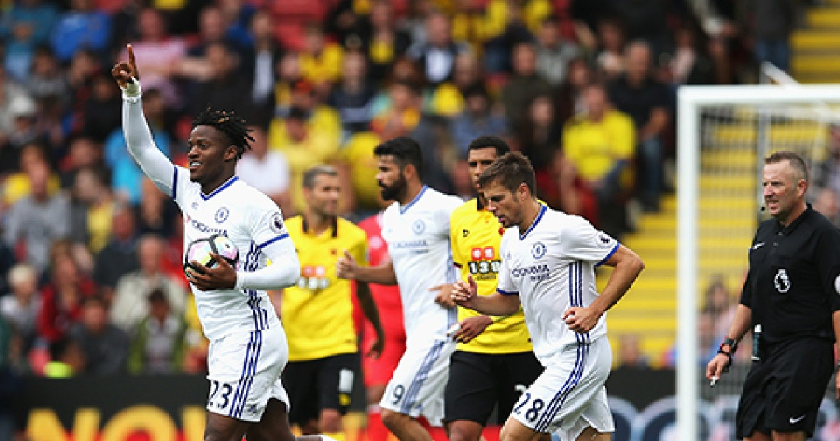 [EPL 2R] '코스타 결승골' 첼시, 왓포드에 2-1 역전승..리그 2연승